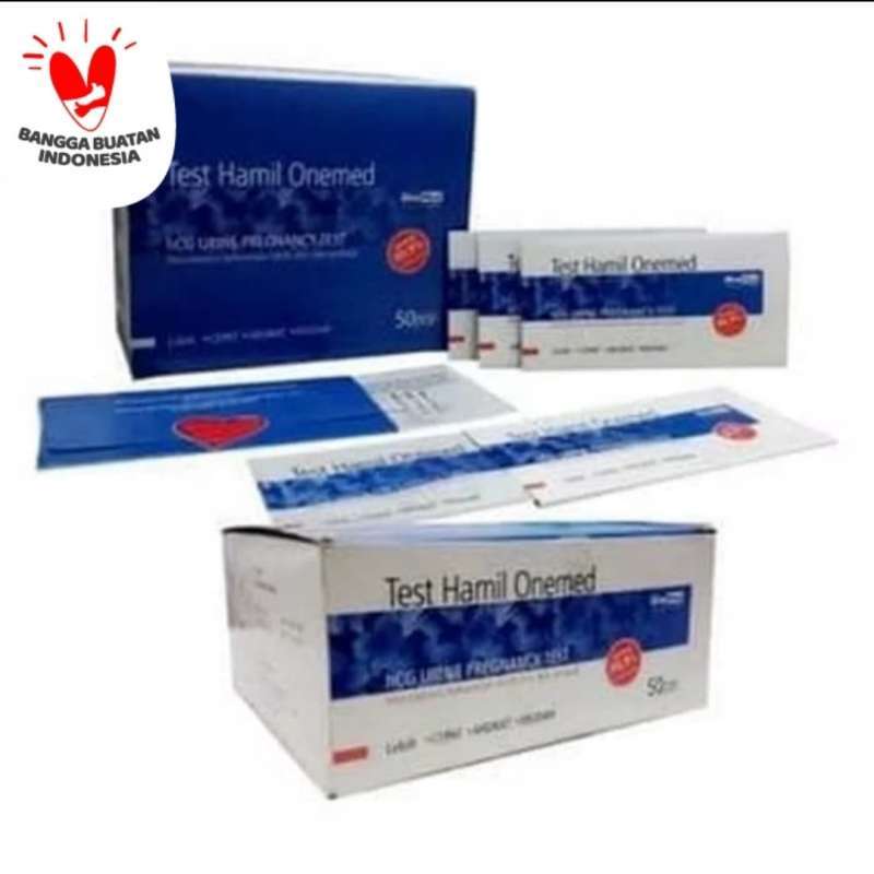 Promo Tes Kehamilan Testpack OneMed Tespek One Med hCG Urine Pregnancy ...
