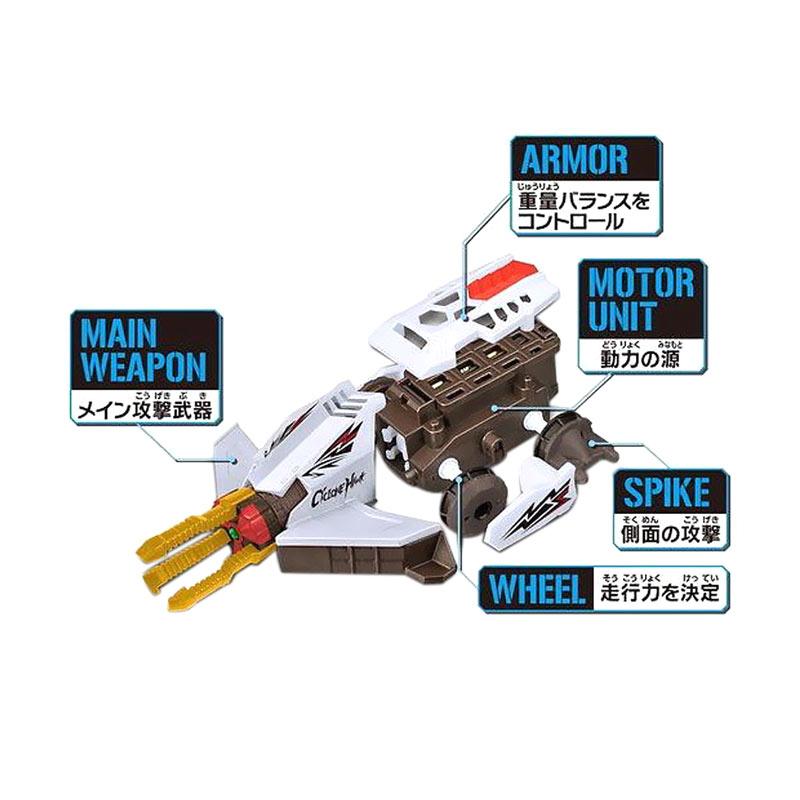 Jual Fs - Bandai Break Go Ga Cyclone Hawk Flame Model Kit - Red ...