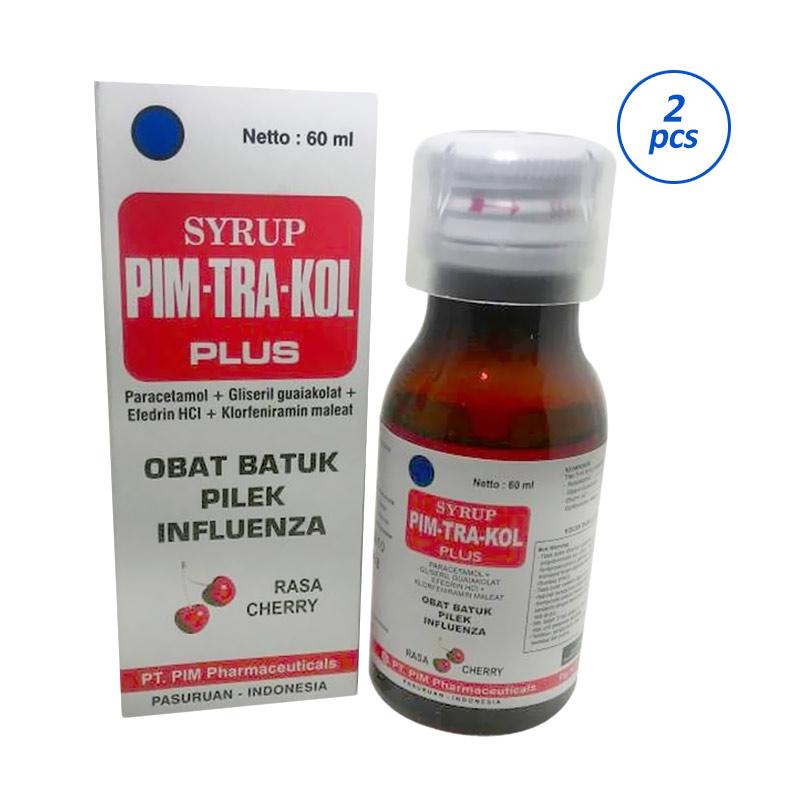 Jual Pim-Tra-Kol Plus Sirup Cherry Obat Kesehatan [60 mL/ 2 Botol] di ...