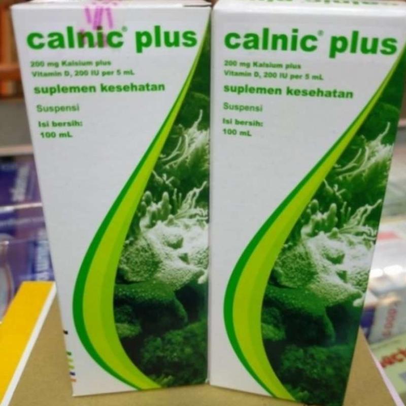 Jual Original Calnic Plus Sirup 100ml Vitamin D & Calcium di Seller ...