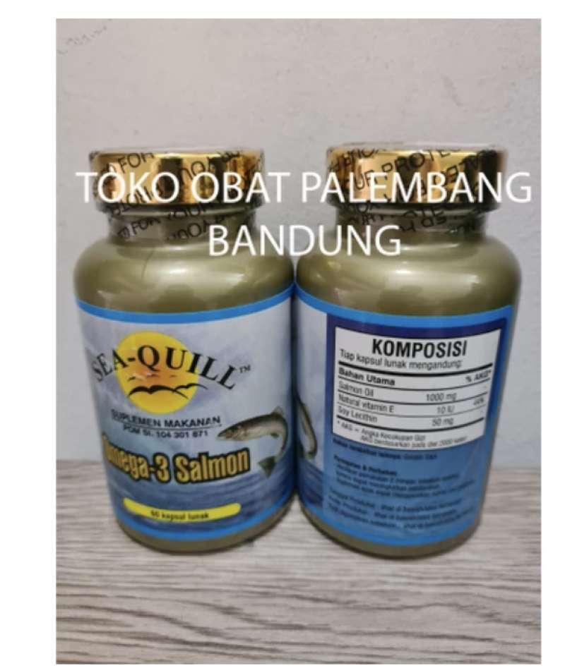 Jual OMEGA 3 SALMON 60 KAPSUL LUNAK SEA QUILL SEA-QUILL OMEGA 3 60 ...