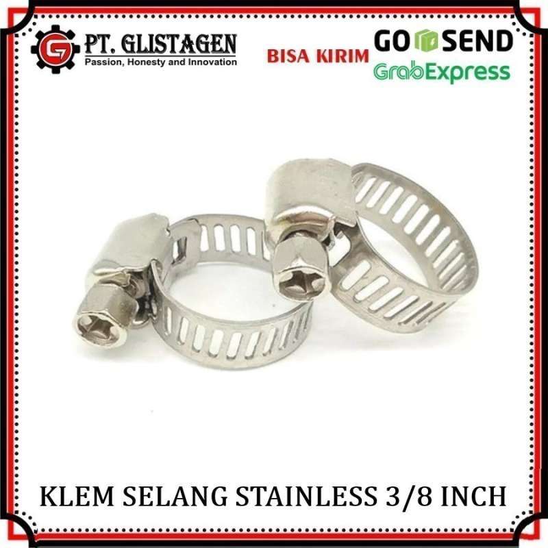 Jual Klem Selang Hose Clamp Stainless Berkualitas 3/8 Inch Di Seller ...