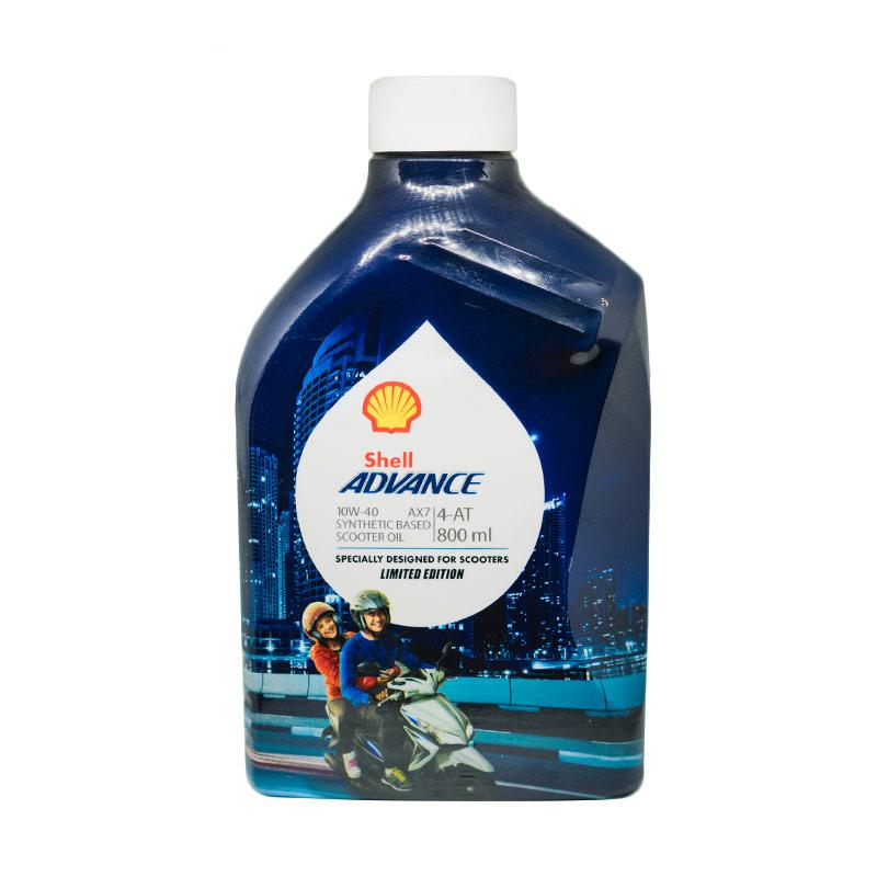 Promo Shell Advance 4-AT AX7 Scooter 10W-40 Oli Pelumas Motor [800 mL ...