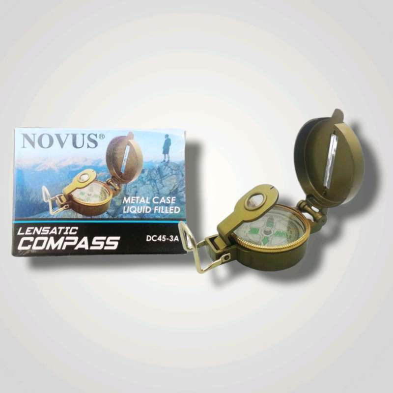 Promo NOVUS Kompas / Compas DC-45/AA Gold / Penunjuk Arah / Pramuka ...