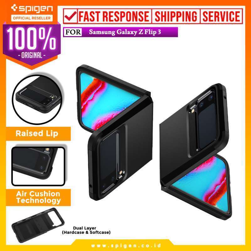 Jual Case Samsung Galaxy Z Flip 3 Spigen Tough Armor Anti Shock Casing di Seller Spigen ...