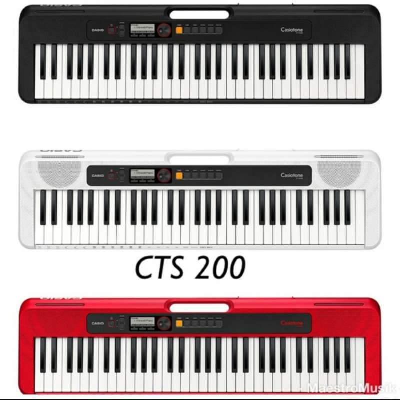 Jual Keyboard Casio CTS 200 / CT-S200 / ORGAN CASIO CTS200 ORIGINAL di ...