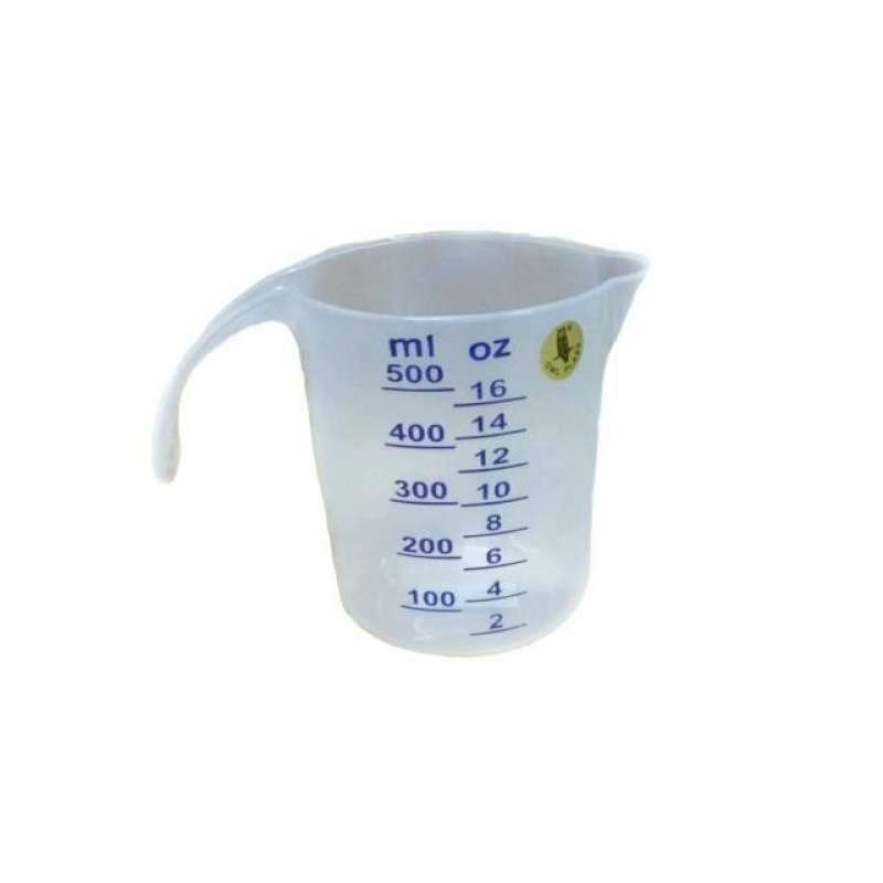 Jual Gelas Ukur Penakar & Penuang Air Masak Beras Cup Kapasitas 500 mL ...