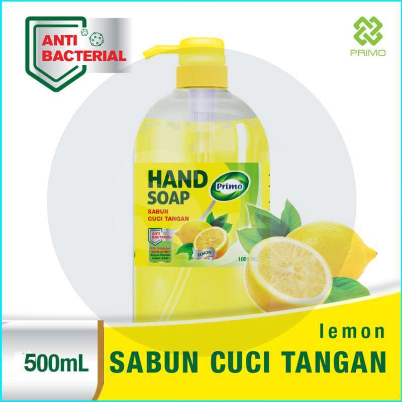 Jual HAND SOAP PREMIUM SABUN CUCI TANGAN PRIMO 500 ML BOTOL (APEL ...