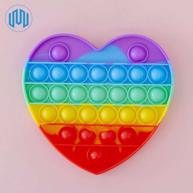 Jual Mainan Pop It Push Pop Bubble Fidget Toy Rainbow - Love di Seller ...