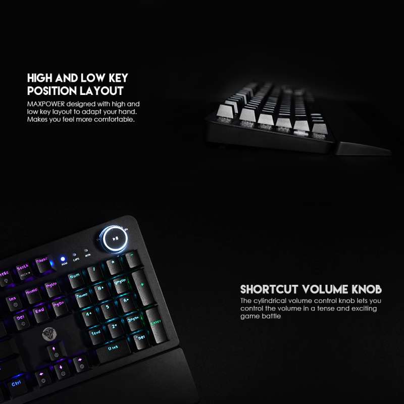 Jual Fantech MAXPOWER MK853 Mechanical Keyboard Gaming SPACE EDITION di ...