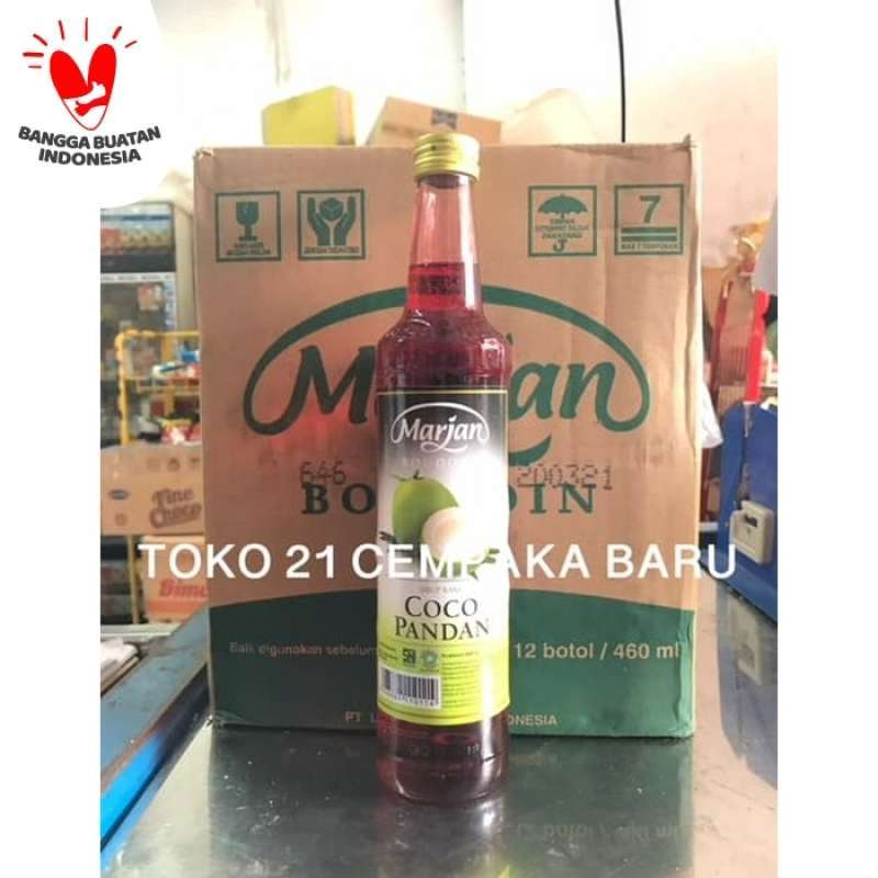 Jual MARJAN BOUDOIN SIRUP COCO PANDAN 1 KARTON isi 12 BOTOL | Syrup ...