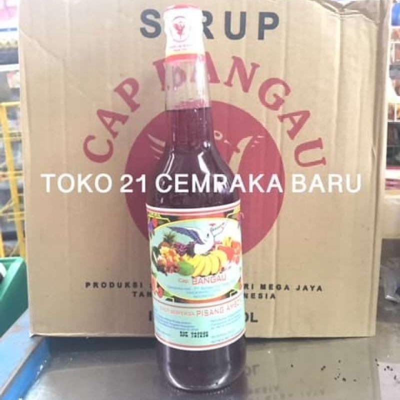 Jual Bangau Syrup Rasa Pisang Ambon 1 KARTON isi 12 BOTOL Sirup Cap ...