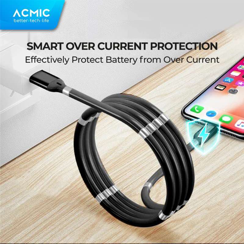 Promo Acmic Magline M100 Magnetic Kabel Data Charger Fast Charging ...