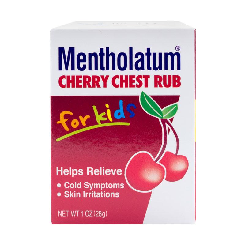 Jual Mentholatum Cherry Chest Rub Vitamin Anak for Kids [28 g/Kecil] di ...