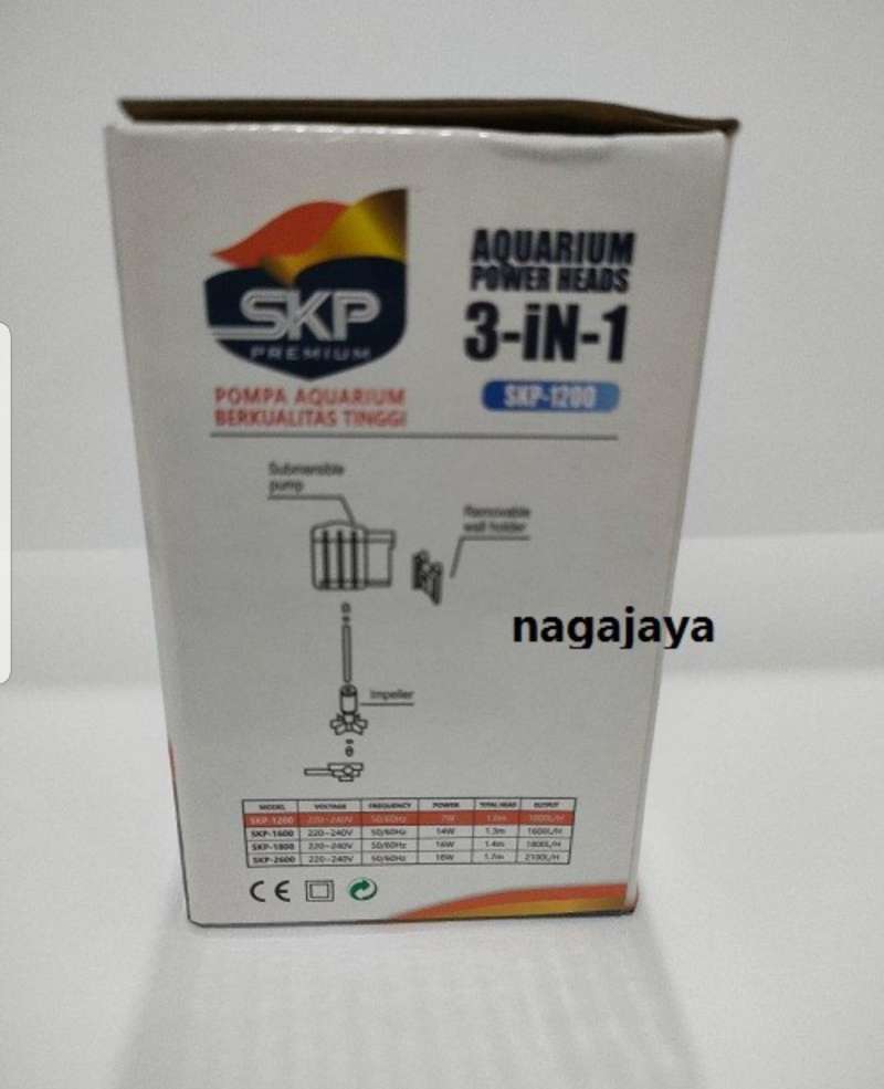 Promo Pompa filter SKP 1200 premium pompa celup filter aquarium 7 watt ...