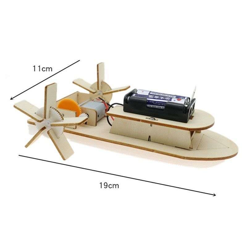 Jual Mainan Rakit Perahu Kayu Elektrik Diy Untuk Edukasi Sains Anak Di ...