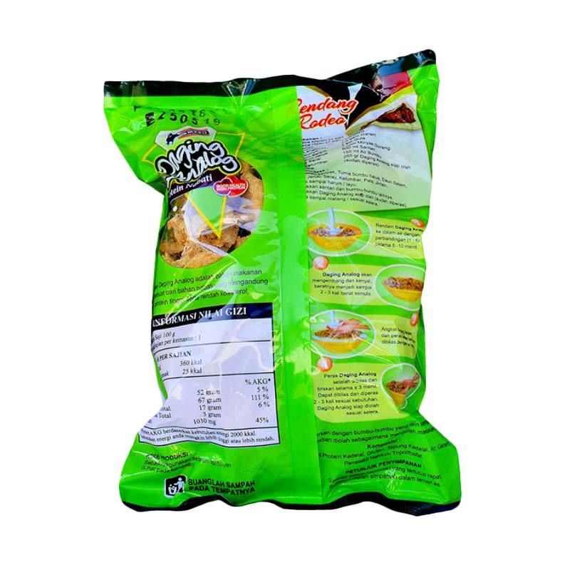 Jual Rodeo Meat Analog Makanan Organik [100 G] Di Seller Suryajaya ...