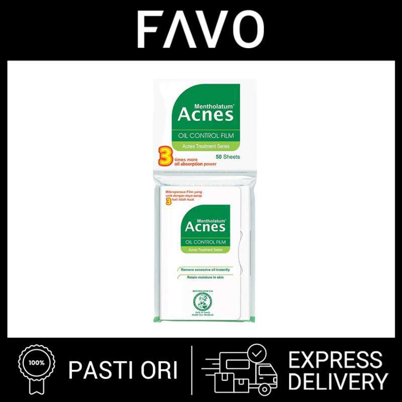 Promo Acnes Oil Control Film 50 Sheets - Tisu Wajah Berminyak Diskon 8% ...