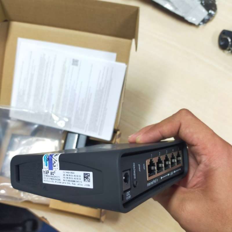 Promo Mikrotik Rbd52g-5hacd2hnd-tc Hap-ac2 Router - Hitam Diskon 38% Di ...