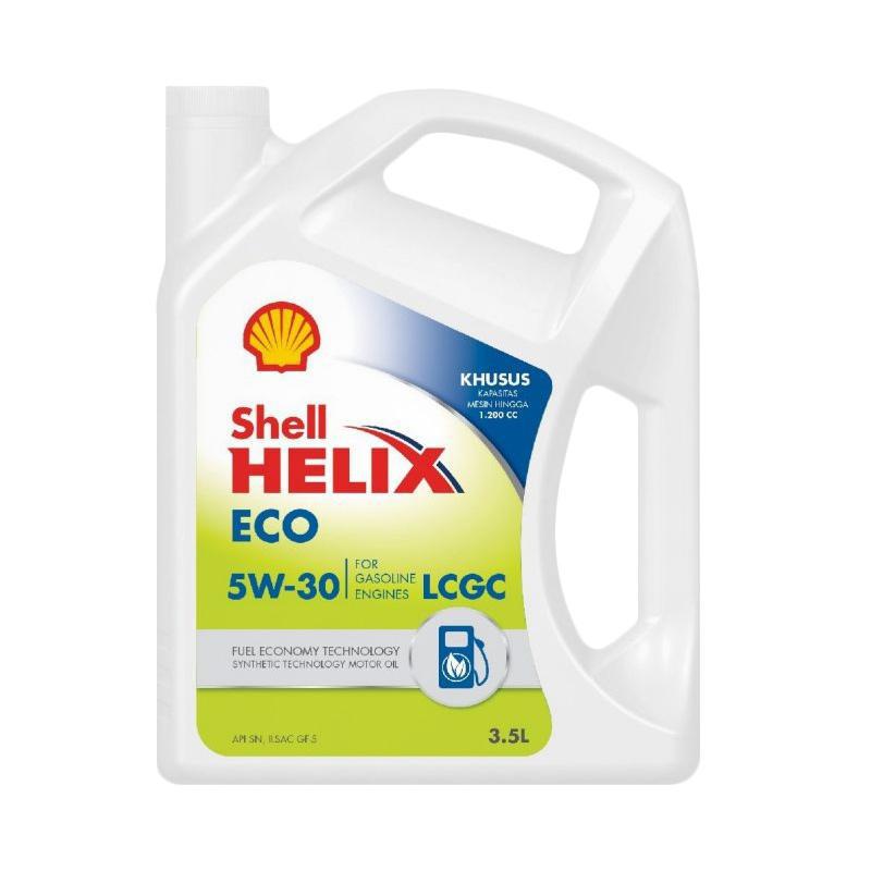 Promo Shell Helix ECO LCGC Synthetic 5W-30 Oli Pelumas Mobil [3.5 liter ...