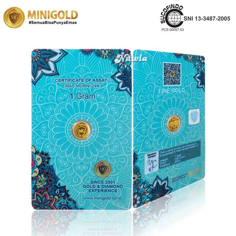 Promo Minigold 1 gram Reguler Eksklusif Logam Mulia 24 Karat Diskon 2% ...