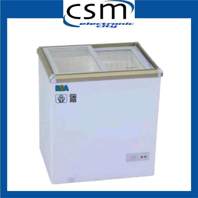 Jual Rsa Xs 200 Chest Freezer Box Sliding 200 L Lemari Pembeku Garansi ...