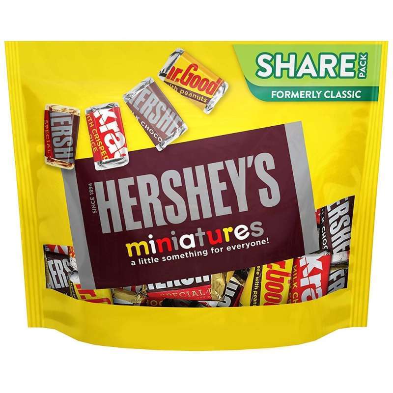 Jual Coklat Hersheys Miniatures isi 294gram asal USA Amerika di Seller ...