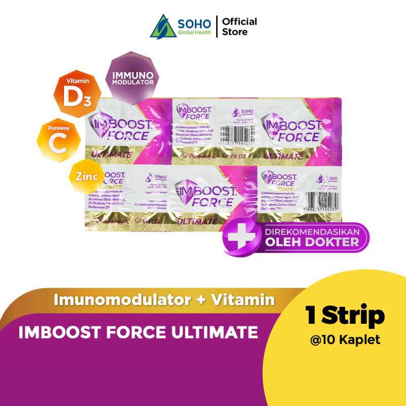 Promo Imboost Force Ultimate - 1 Strip 10 @Tablet Diskon 20% di Seller ...