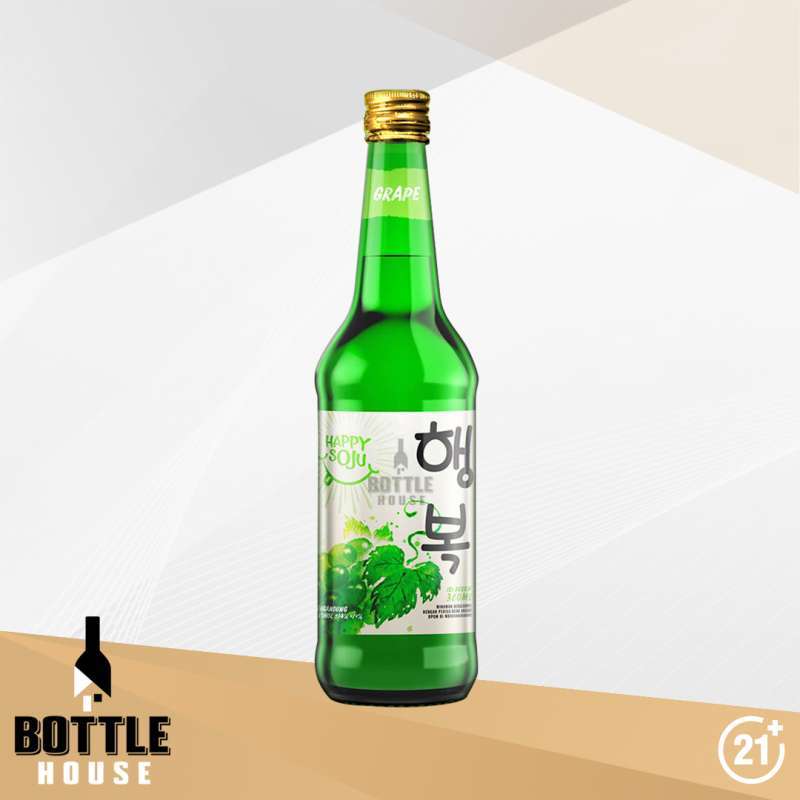 Jual Happy Soju Rasa Grape Anggur 360ml Di Seller Bottle House Store ...