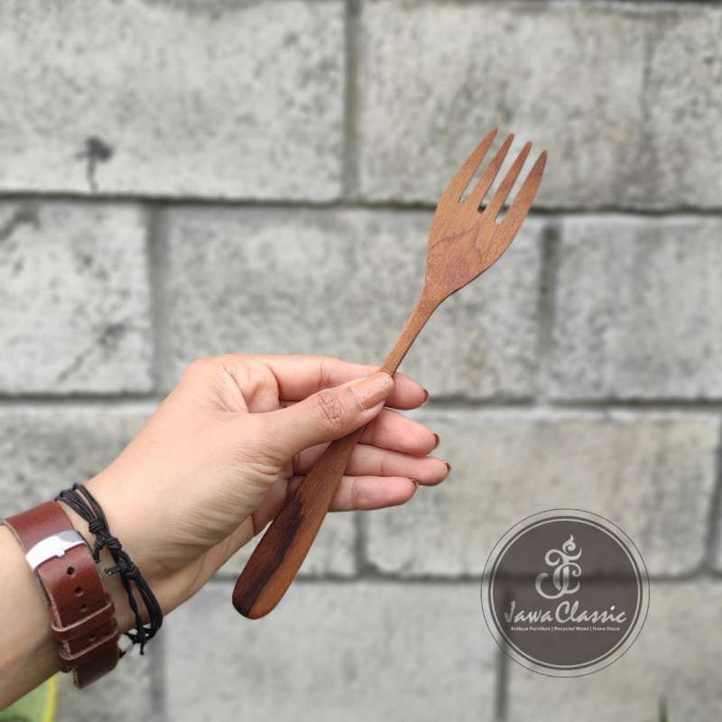 Jual Garpu Kayu Jati Premium Aesthetic di Seller Jawa Classic ...