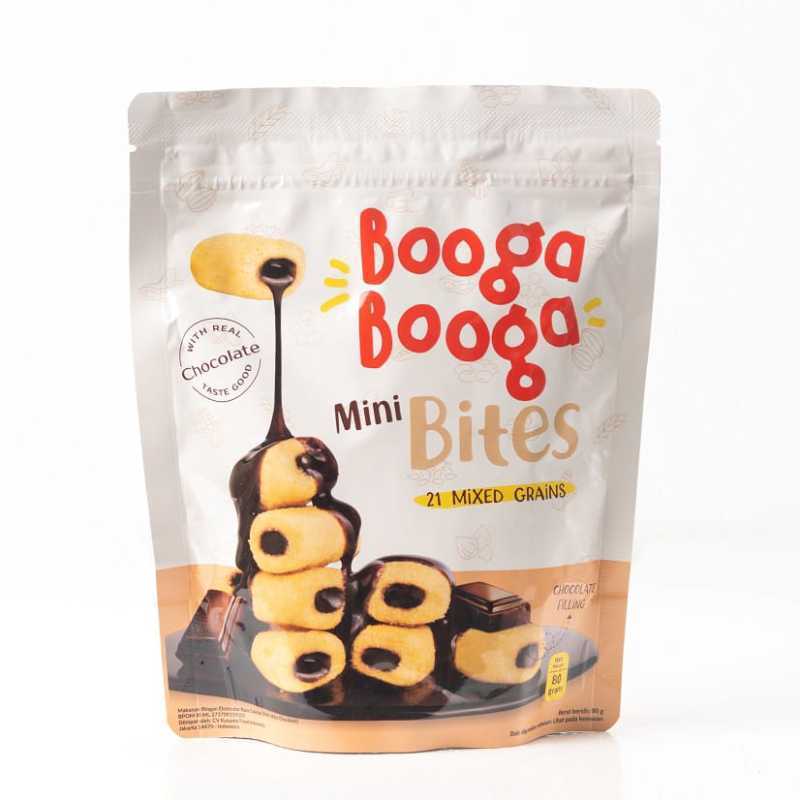 Jual Booga Booga Mini Bites - Chocolate Flavour 80gr di Seller Mblstore ...