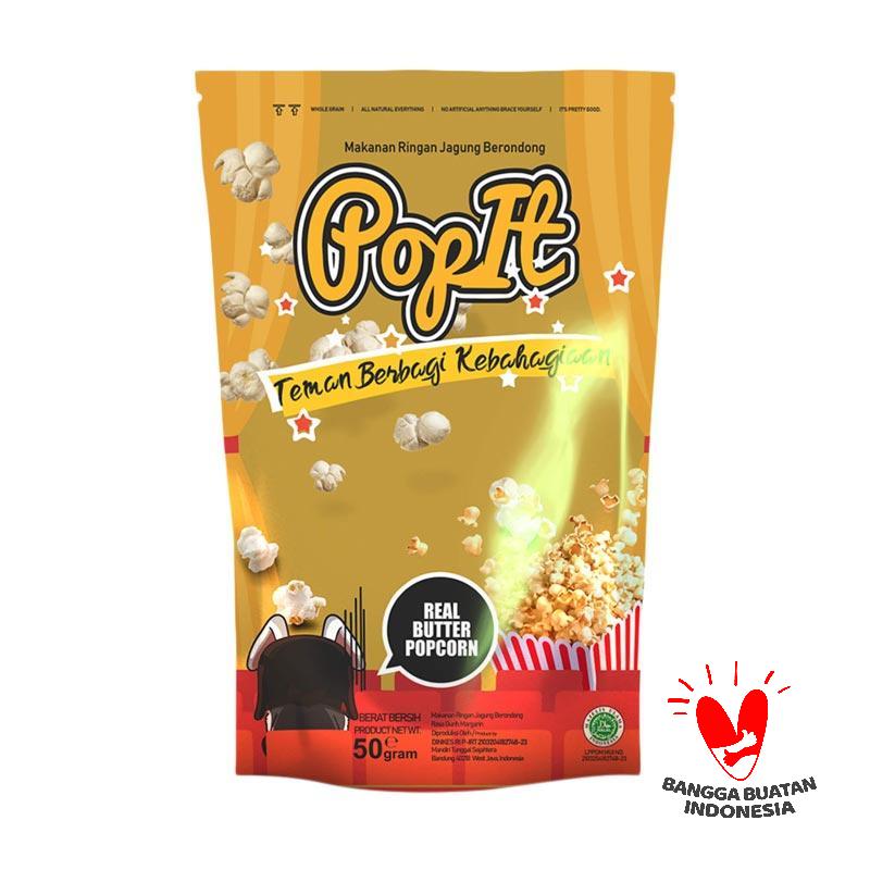 Jual Popit Snack Rasa Gurih Butter Real Butter Popcorn Di Seller Pop It Snack - Sekarwangi, Kab ...