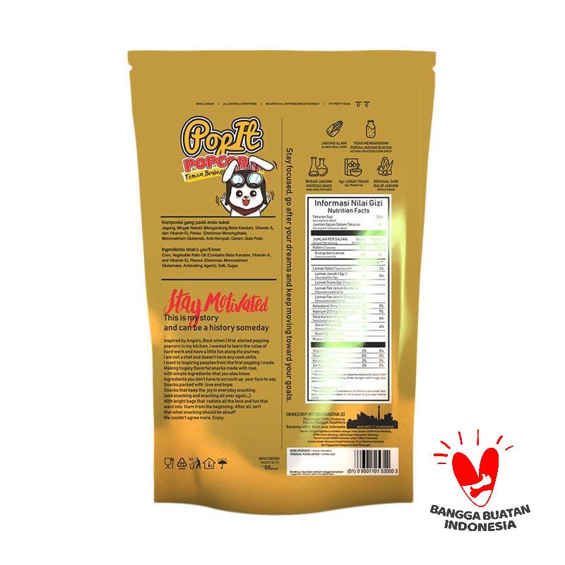 Jual Popit Snack Rasa Gurih Butter Real Butter Popcorn Di Seller Pop It ...