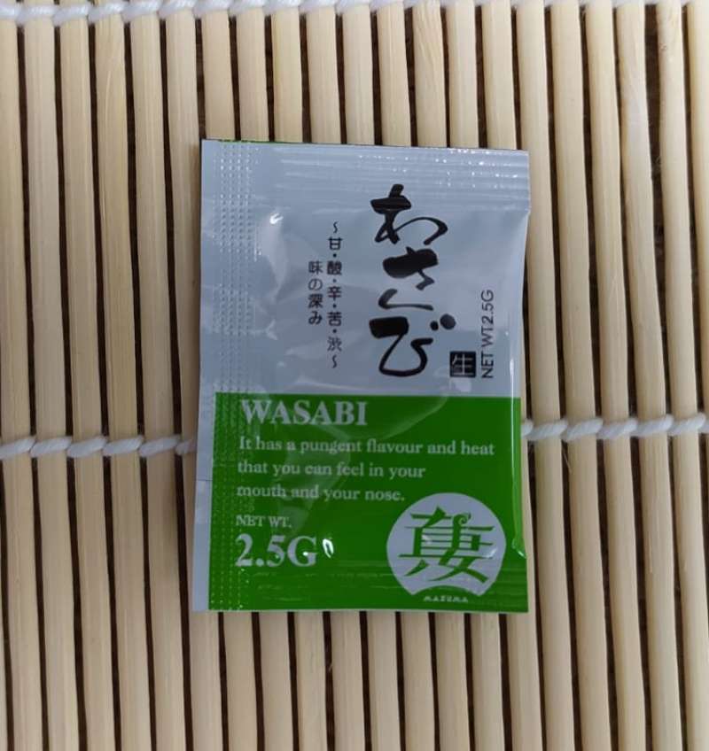 Promo Wasabi Paste Sachet 2.5 Gr - Mazuma Wasabi Halal Diskon 24% Di ...
