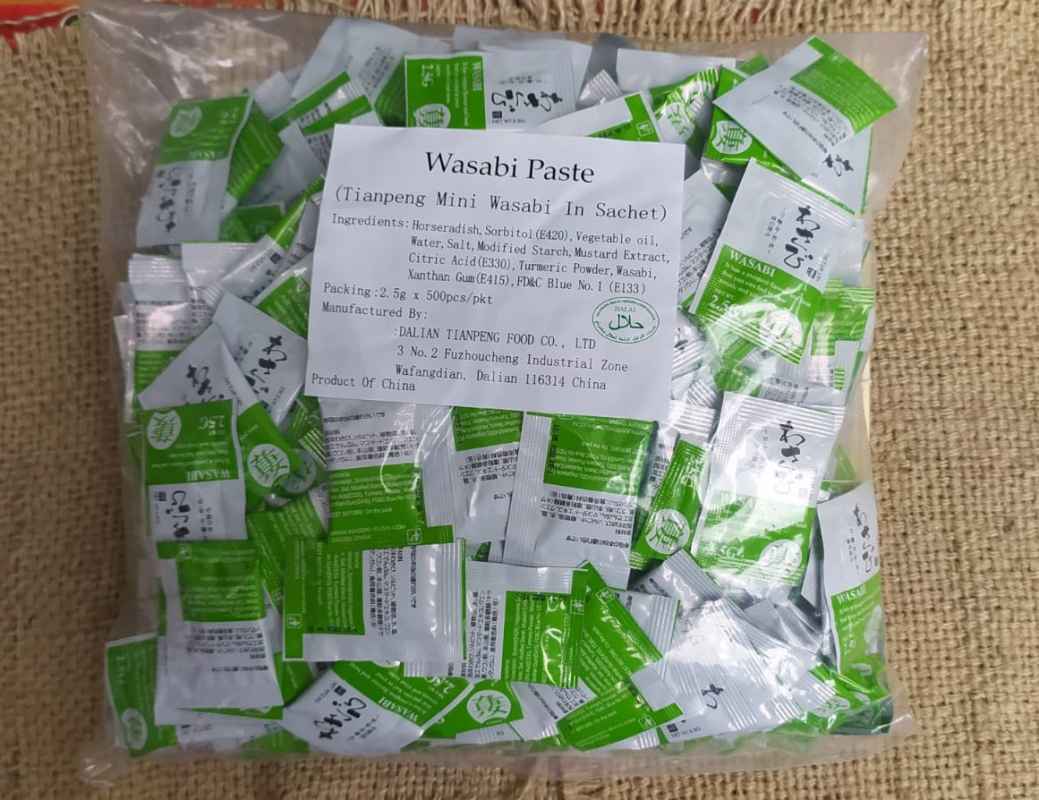 Promo Wasabi Paste Sachet 2.5 Gr - Mazuma Wasabi Halal Diskon 24% Di ...