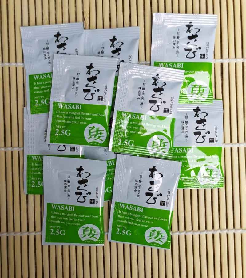 Promo Wasabi Paste Sachet 2.5 Gr - Mazuma Wasabi Halal Diskon 24% Di ...