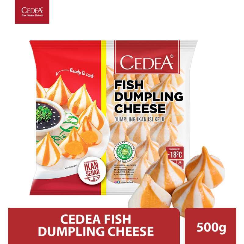 Jual Cedea Fish Dumpling Cheese Dumpling Ikan Isi Keju 500 Gram Isi 25 ...