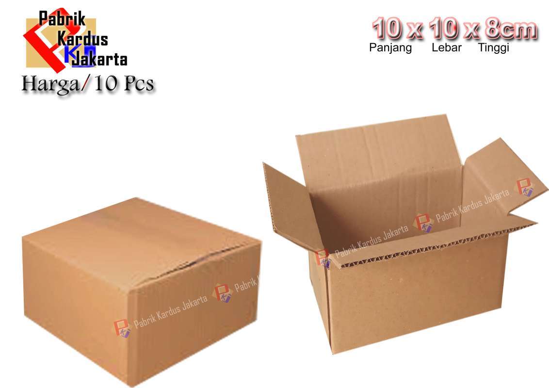 Jual Kardus Box Packing Polos 10x10x8cm Di Seller Pabrik Kardus Jakarta ...