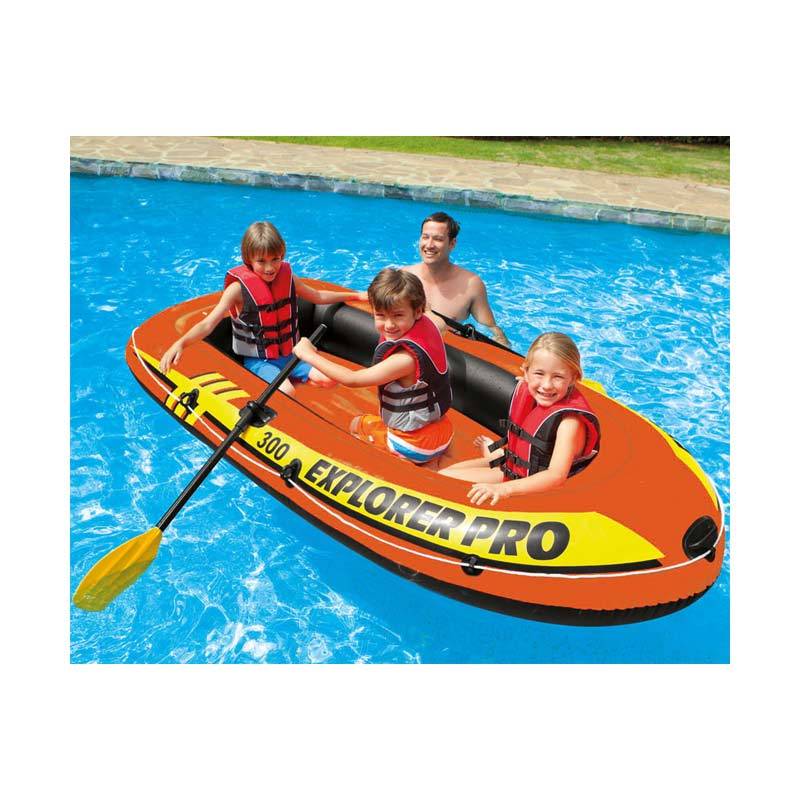 Jual Intex Explorer Pro 300 Boat Set Perahu Karet [58358] Di Seller ...