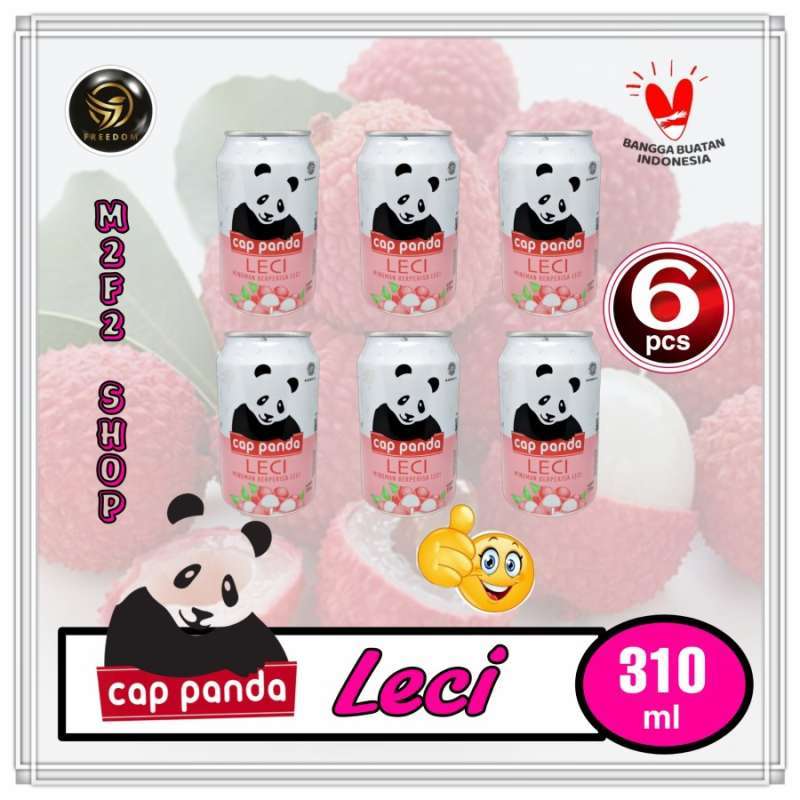 Jual Cap Panda Minuman Lychee | Leci Kaleng - 310 ml (Kemasan 6 Pcs) di ...