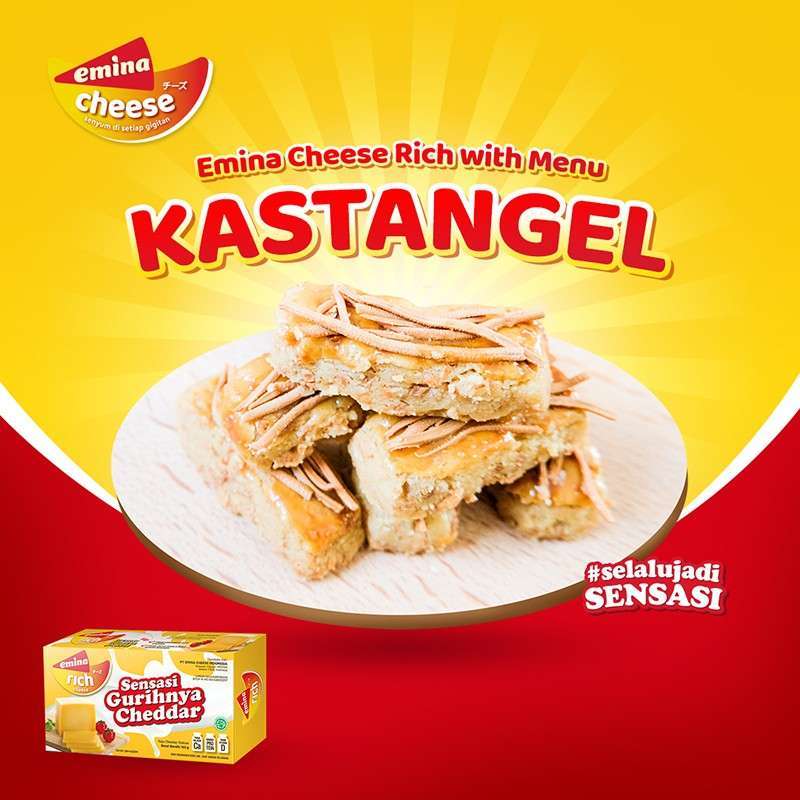 Jual Emina Rich / Mild / Mozza Cheese 160g - Keju Cheddar / Moza Kotak ...