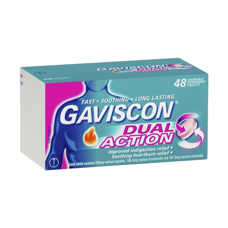 Jual Gaviscon Double Action Obat Maag [48 Tabs/ Ori] Di Seller Herba ...