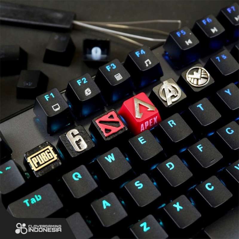 Jual Keycaps Apex Legends 3d Aluminium - Gaming Keycap Logam Metal Di ...