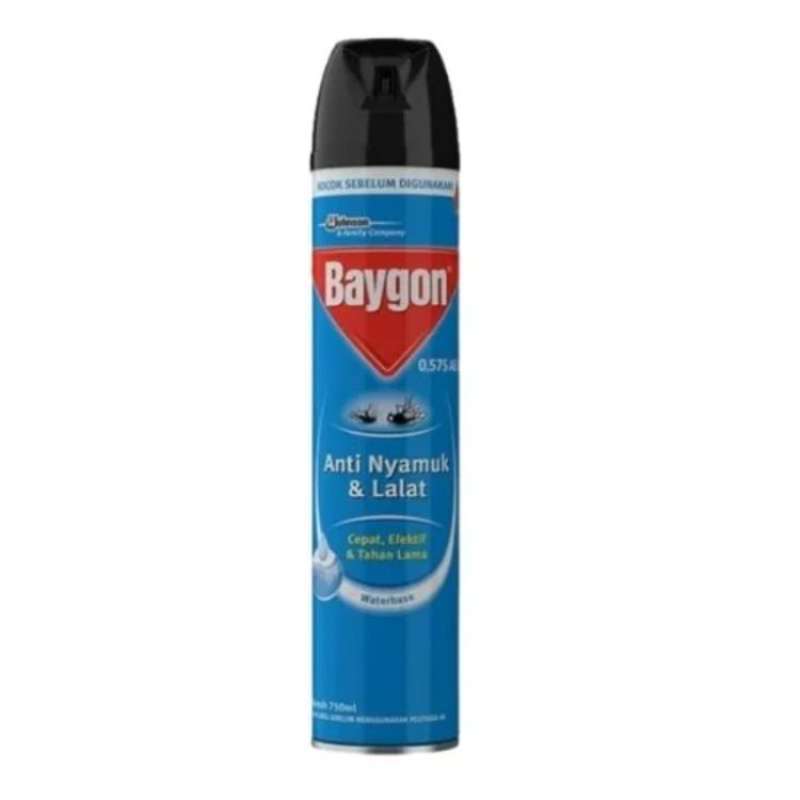 Jual Baygon Aerosol Waterbase Blue 750ml Can Di Seller Farmers Market ...