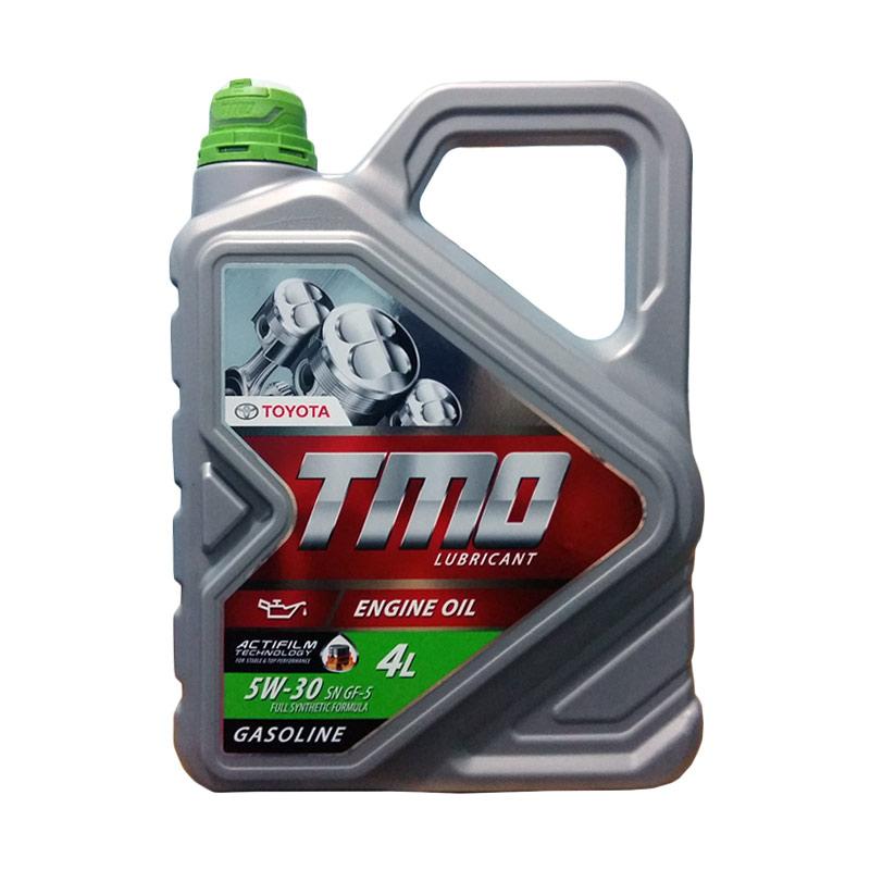 Jual Toyota Motor Oil TMO 5W-30 API SN Pelumas Oli Mobil Full Synthetic ...