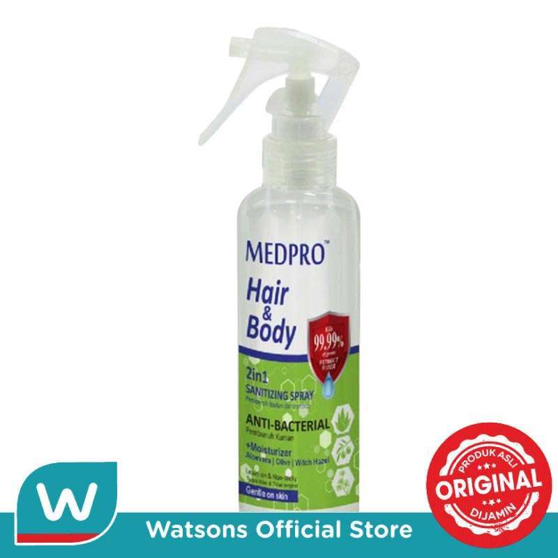 Jual Medpro 2In1 Sanitizing Spray 250ml di Seller WATSONS - WAREHOUSE ...