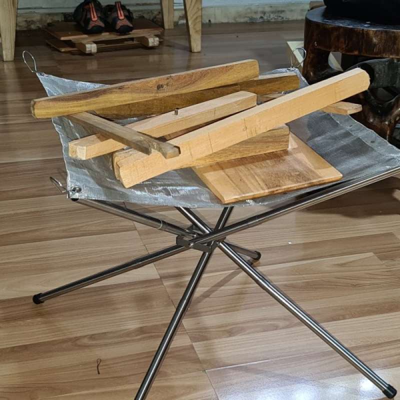 Jual Wadah Alat Tempat Api Unggun Portable Outside Stand Camping ...