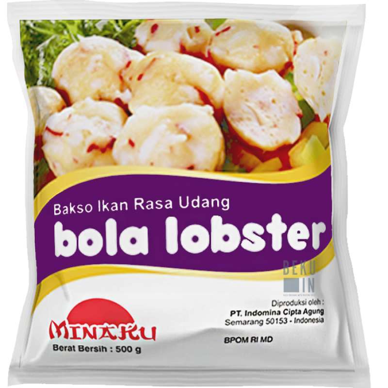 Jual MINAKU Bola Lobster 500 Gram Bakso Makanan Beku di Seller ...