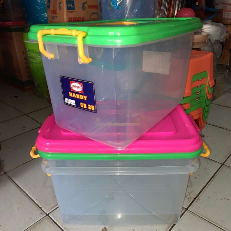 Promo Gratis Ongkir Container Box Ezy 130 Liter / Container Box 130 ...