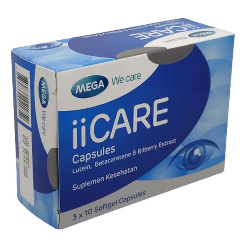 Jual Mega We Care Iicare (30) Blue 30 Softgel Capsul Di Seller Wahda ...